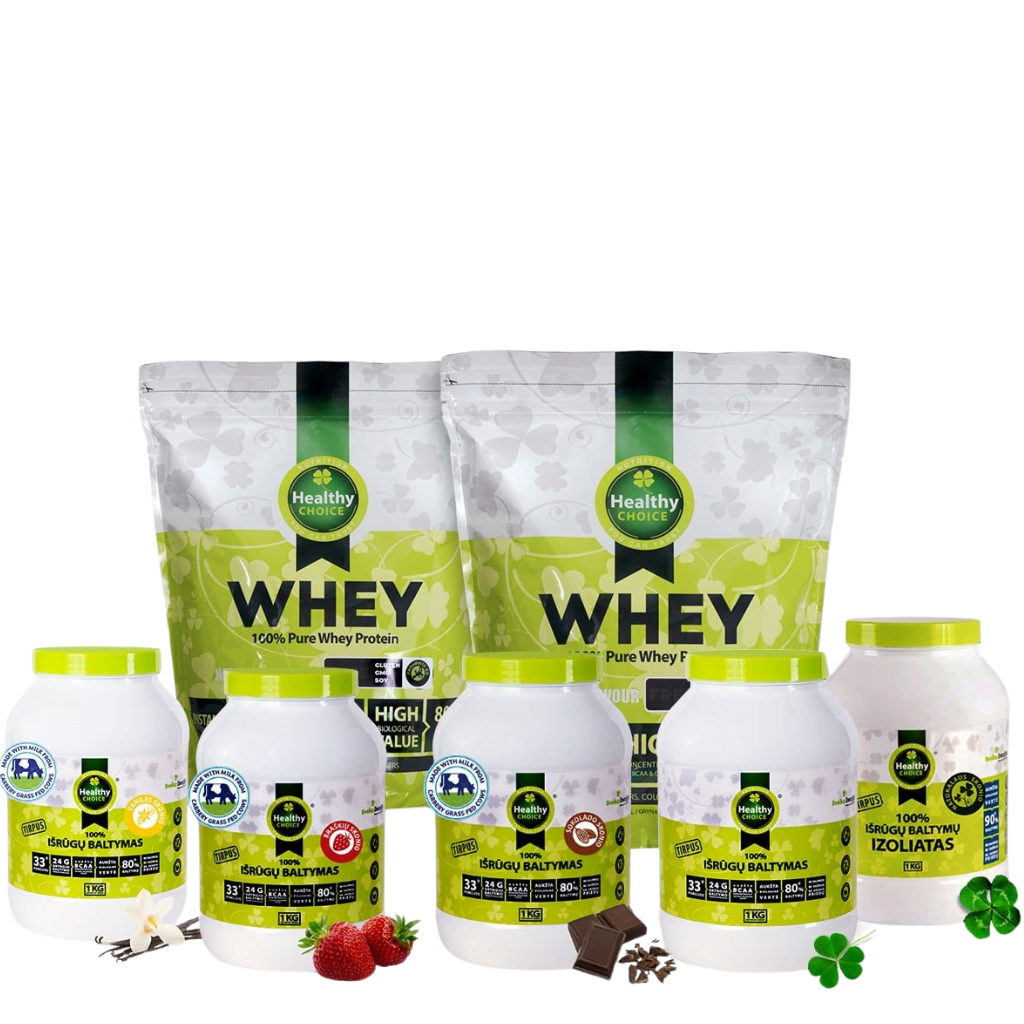 100% Whey Protein Strawberry flavor 1Kg | Healthy choice